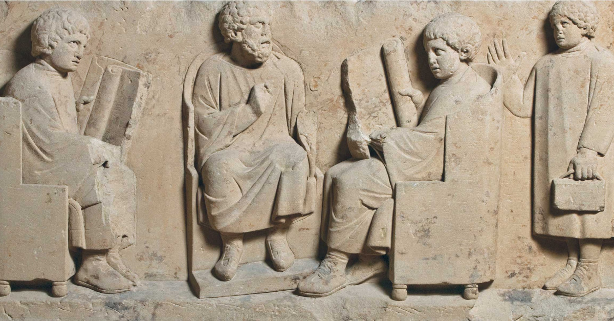 Education: Roman funerary relief | Lapham’s Quarterly