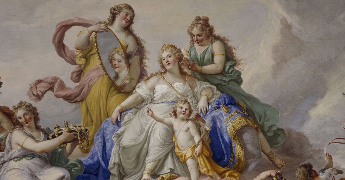 Fashion: Ceiling fresco in the queen’s bathroom antechamber | Lapham’s ...