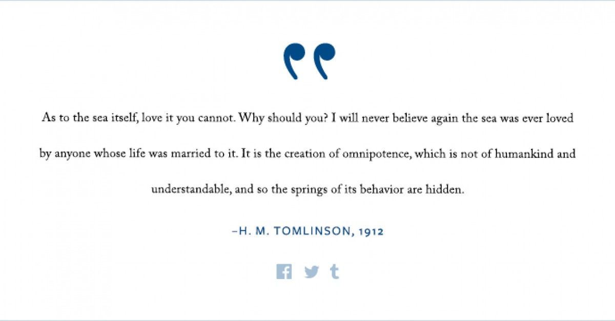 H.M. Tomlinson | Lapham’s Quarterly